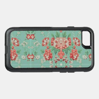 Blue floral Otter box Case | Zazzle