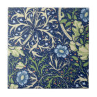 Retro Flower Pattern Tile | Zazzle.com