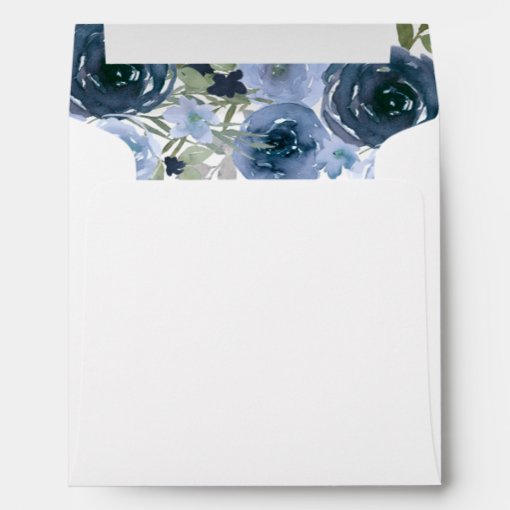 Blue Flowers Boho Seed Packet Memorial Funeral Envelope | Zazzle