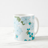 Blue Flowers, Floral Pattern, Pattern Of Flowers Coffee Mug | Zazzle