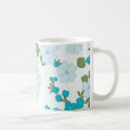 Blue Flowers, Floral Pattern, Pattern Of Flowers Coffee Mug | Zazzle