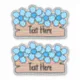 Blue Flowers Label | Zazzle