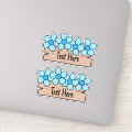 Blue Flowers Label | Zazzle