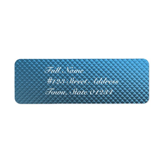 Blue Foil Mailing Labels | Zazzle.com