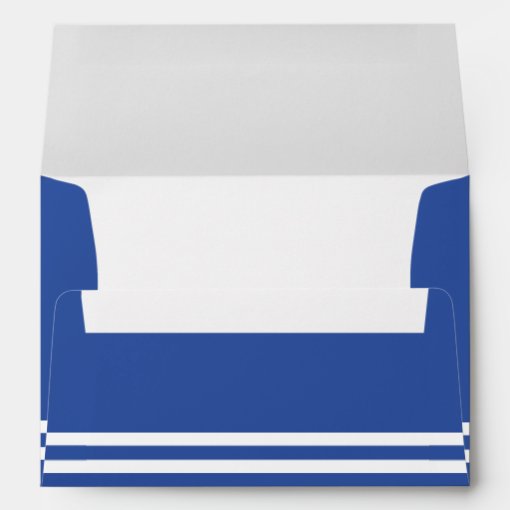 Blue Football Jersey - Sports Theme Birthday Party Envelope | Zazzle