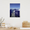 Blue gate poster | Zazzle