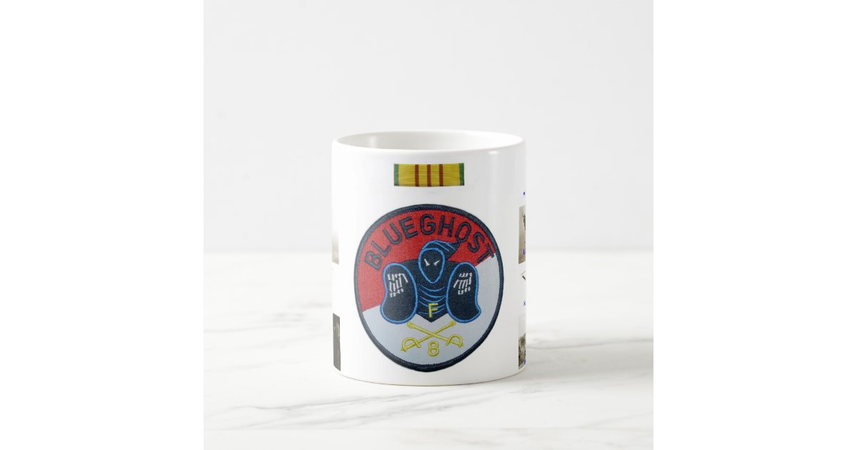 Blue Ghost patch and platoons mug | Zazzle