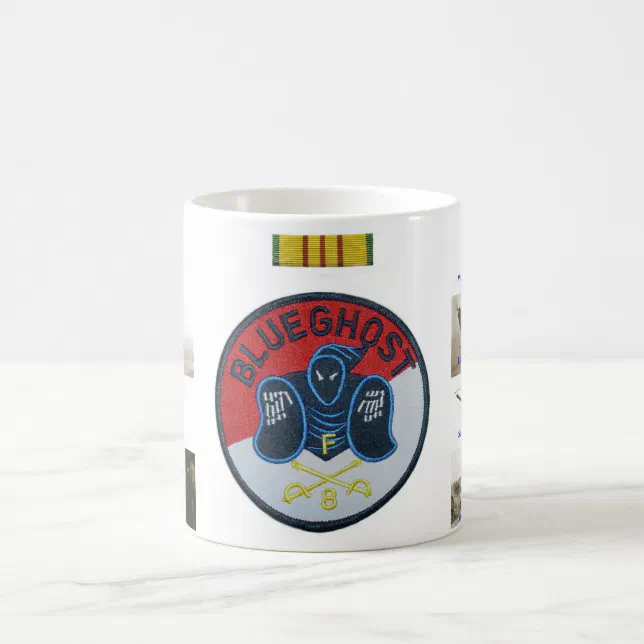 Blue Ghost patch and platoons mug | Zazzle
