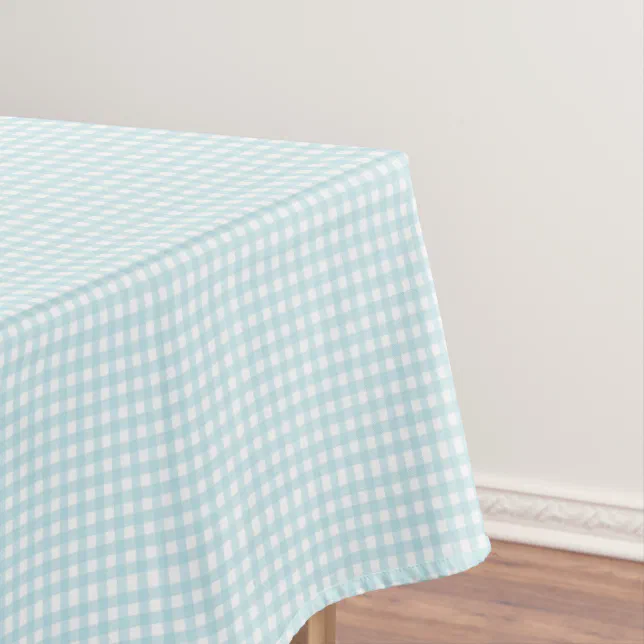 Blue Gingham Tablecloths | Zazzle