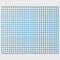 Blue Gingham Wrapping Paper | Zazzle