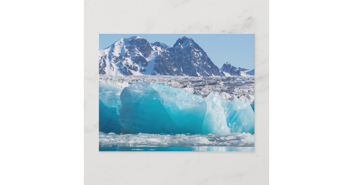 Blue glaceir ice, Norway Postcard | Zazzle