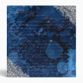 Blue Glitter Letters Birthday Party Photo Album 3 Ring Binder | Zazzle