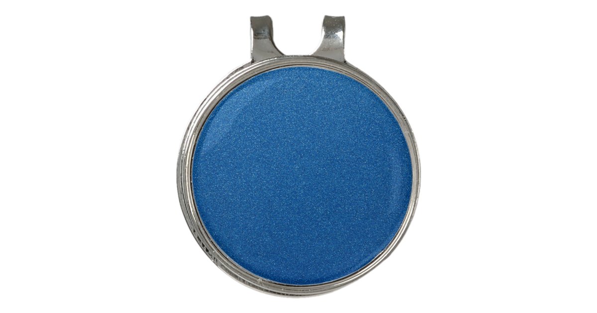 Blue Glitter, Sparkle, Glitter Background Golf Hat Clip | Zazzle