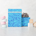 Blue Glitter Sparkle Shiny Shimmer Wrapping Paper | Zazzle