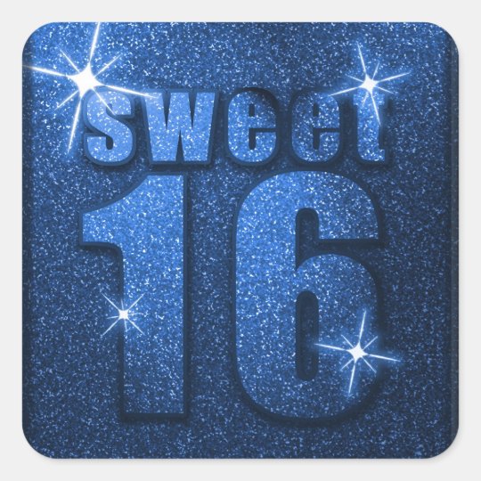 Number 16 Stickers | Zazzle