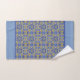 Blue Golden Pattern Bath Towel Set | Zazzle