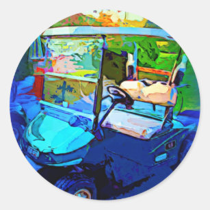 Golf Cart Stickers | Zazzle