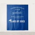 Blue Graduation Photo Booth Prop Tapestry | Zazzle