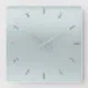 Blue Gray Silver Pastel Ombre Minimal Glitter Square Wall Clock | Zazzle