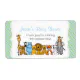 Blue Green Jungle Animals Water Bottle Favor Label | Zazzle