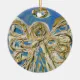 Blue Guardian Angel Ornament Pendant | Zazzle