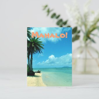 Blue Hawaii Beach Postcard | Zazzle