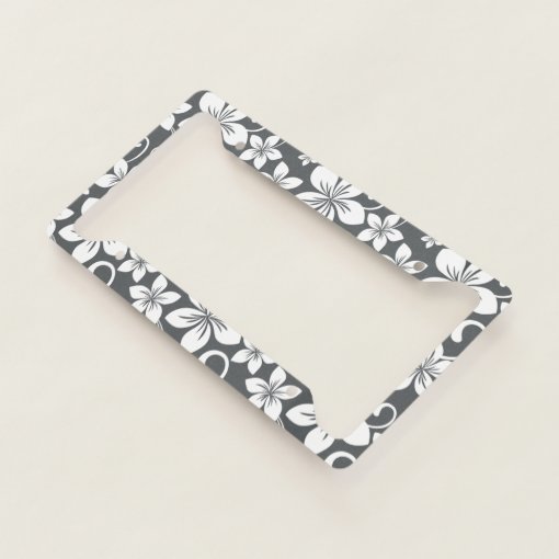BLUE HAWAII (PEWTER) LICENSE PLATE FRAME | Zazzle