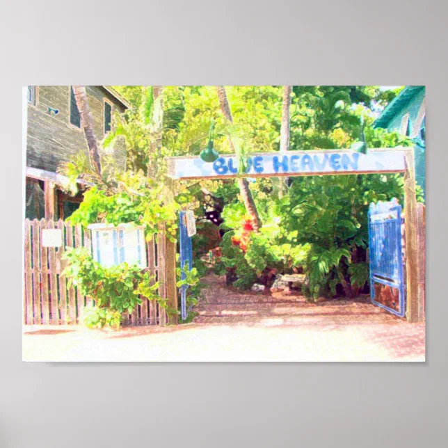 Blue Heaven Poster | Zazzle