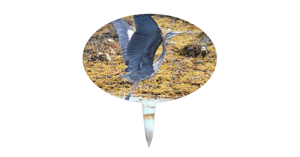 Blue Heron Cake Topper | Zazzle