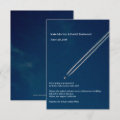 ©Blue High Altitude Airplane Destination Wedding Invitation | Zazzle