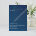 ©Blue High Altitude Airplane Destination Wedding Invitation | Zazzle