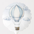 Blue Hot Air Balloon Baby Shower Small Balloon | Zazzle