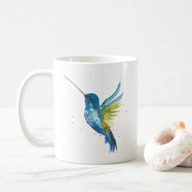 Blue Hummingbird Mug | Zazzle