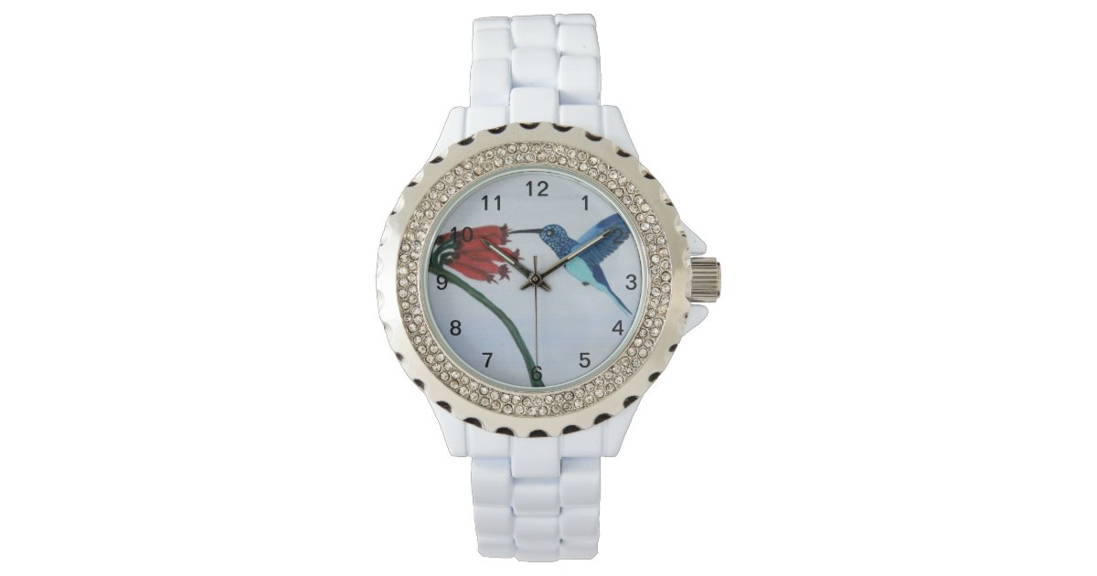 Blue Hummingbird Watch | Zazzle