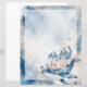 Blue Humpback Whale Unlined Letter Writing Paper | Zazzle