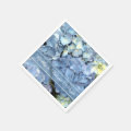 Blue Hydrangea Floral Wedding Paper Napkins | Zazzle