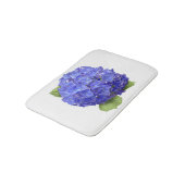 Blue Hydrangea Flower Bath Mat | Zazzle