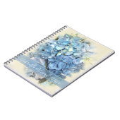 Blue Hydrangea Flower Wedding Notebook | Zazzle