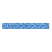 Blue Hydrangea Flowers Floral Blooms Wedding Grosgrain Ribbon | Zazzle