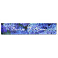 Blue Hydrangea Flowers Personalized Floral Desk Name Plate | Zazzle