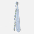 Blue Hydrangea Groomsman Classic Coastal Wedding Neck Tie | Zazzle