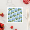 Blue Hydrangea Paper Napkins | Zazzle