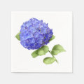 Blue Hydrangea Paper Napkins | Zazzle