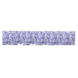 Blue Hydrangea Pattern Table Runner | Zazzle