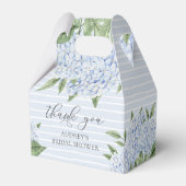 Blue Hydrangea Watercolor Blooms Custom Favor Boxes | Zazzle