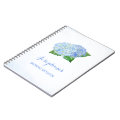 Blue Hydrangea Wedding Planning Notebook | Zazzle