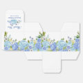 Blue Hydrangeas Greenery Floral Gift Wedding Favor Boxes | Zazzle