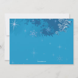 Blue Ice Skating Party Invitation | Zazzle