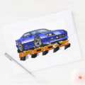 Blue IROC Z Rectangular Sticker | Zazzle