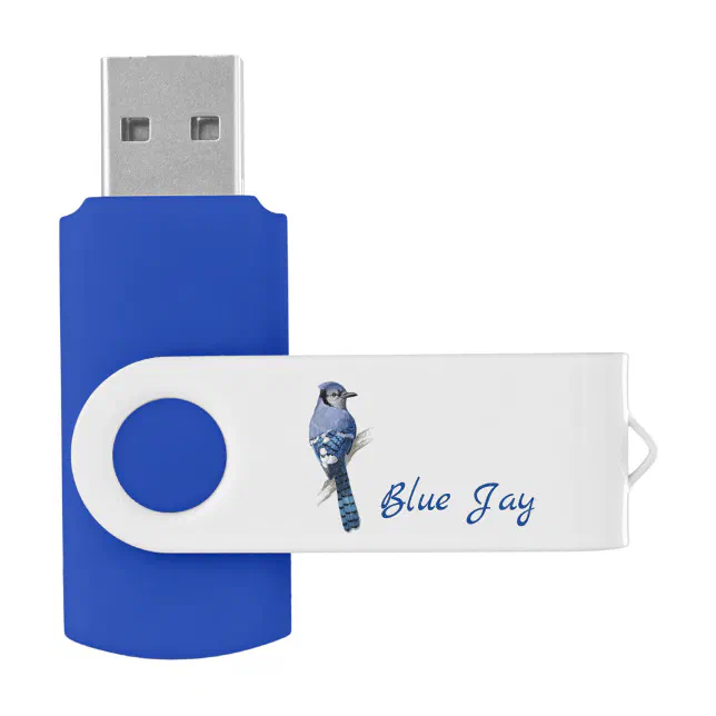 Blue Jay Flash Drive | Zazzle